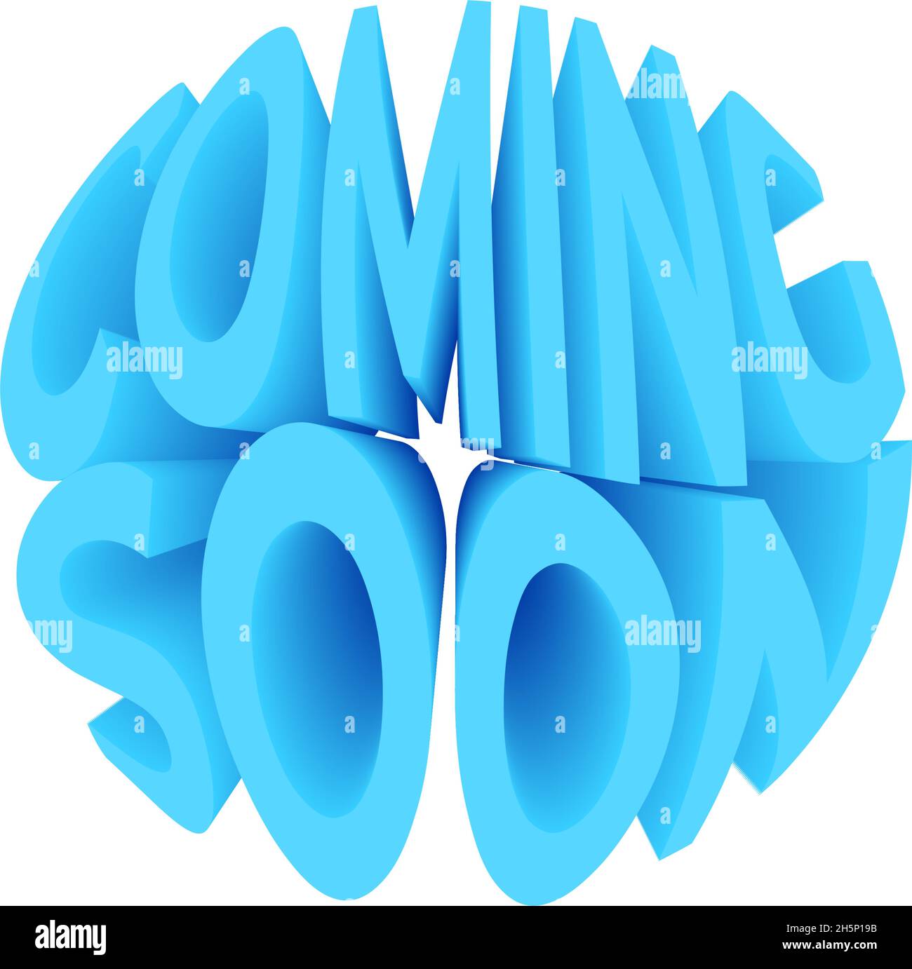 3D Coming Soon background Vector Illustration. Business Advertising ...