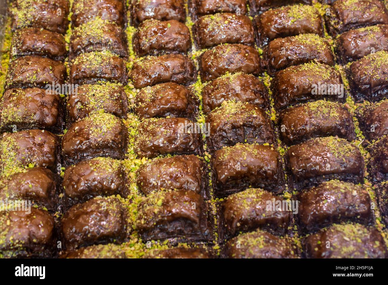 Traditional turkish dessert baklava. Desserts concept Stock Photo - Alamy