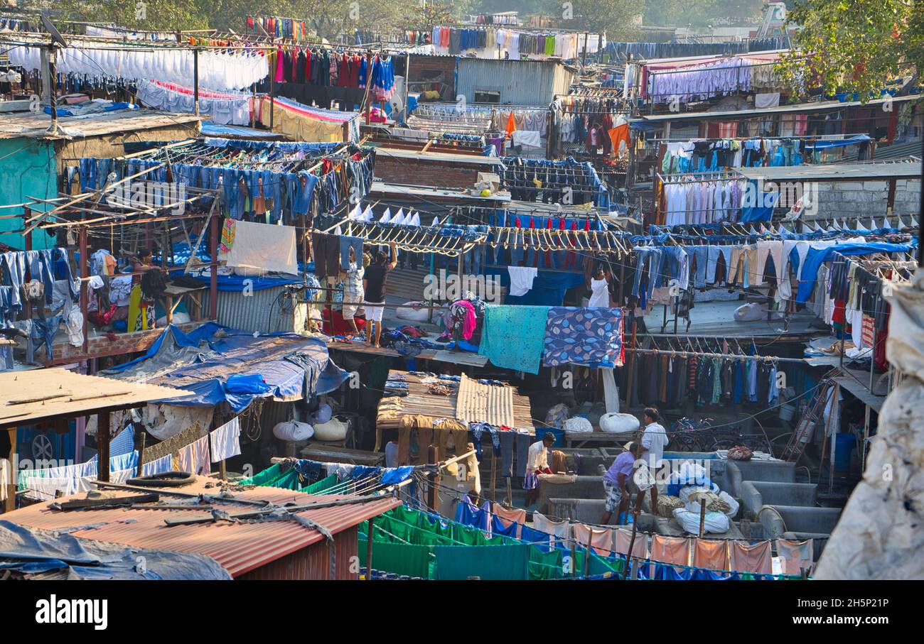 Dhobi Ghat is a very popular attraction among foreign tourists ...