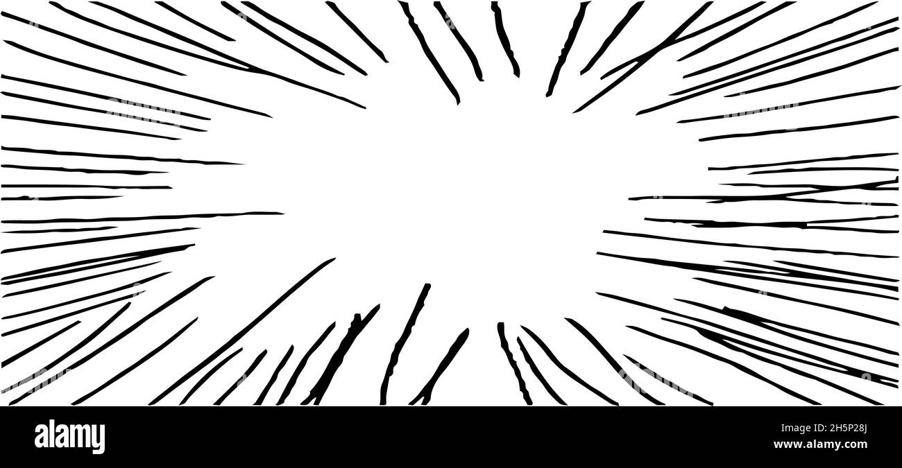 This is a illustration of Horizontal Hand-painted rough comic ...