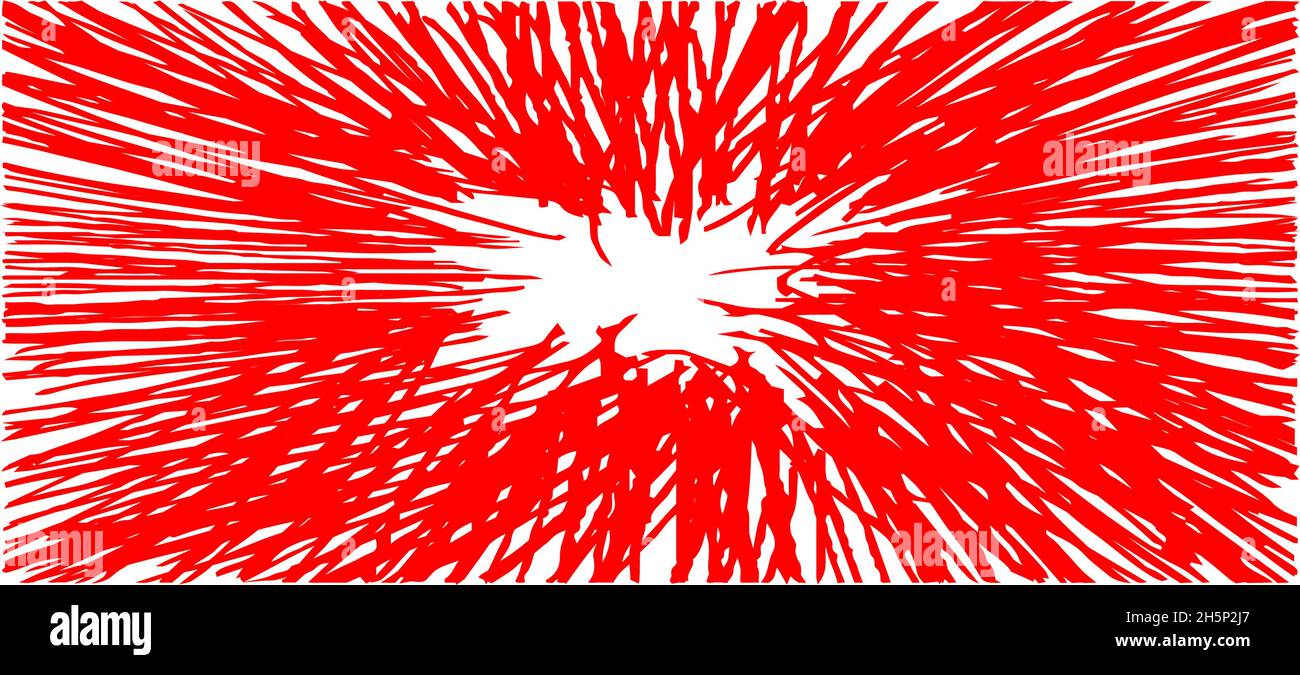 This is a illustration of Horizontal Hand-painted rough comic ...