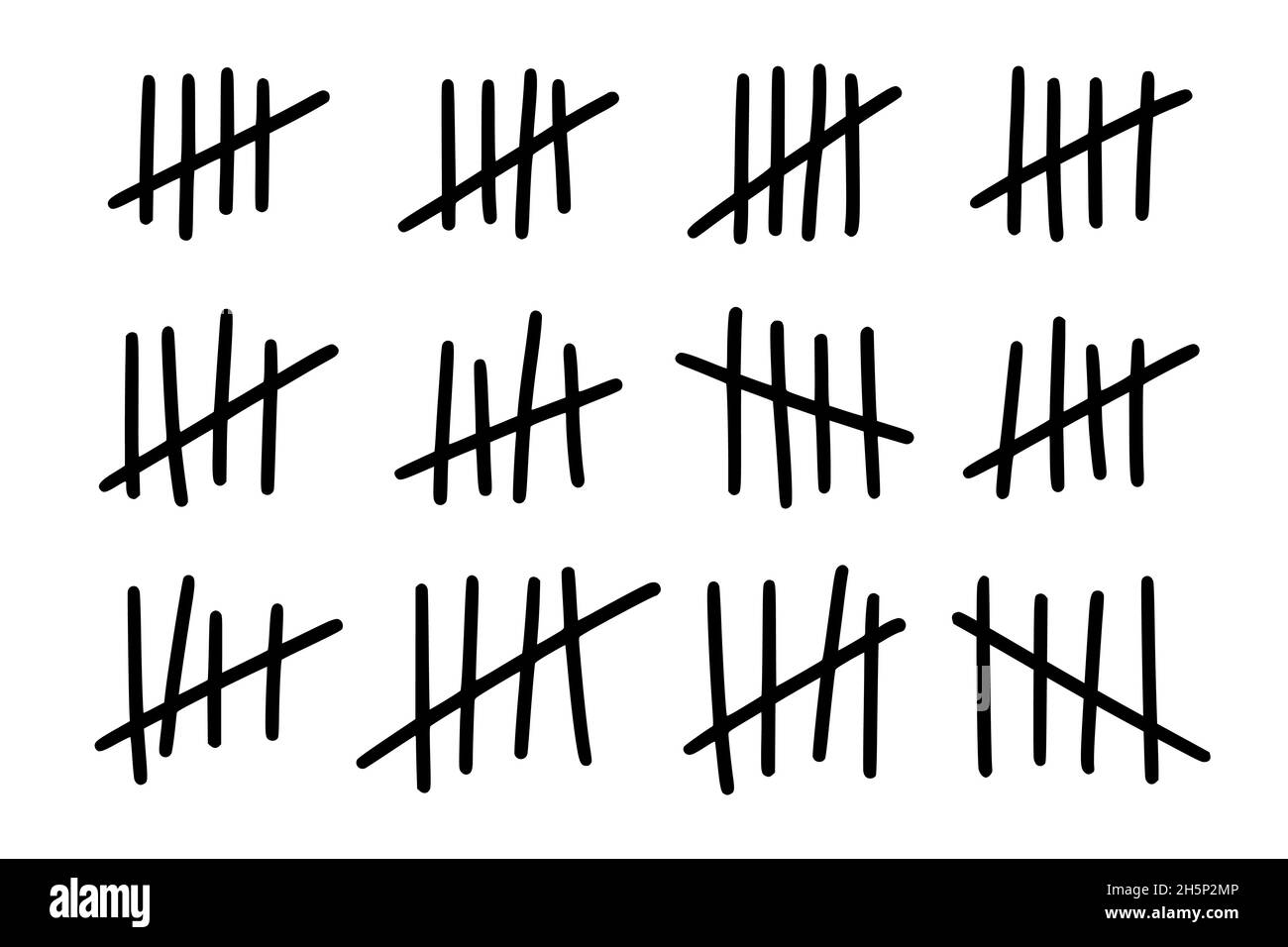 Tally marks to count days in prison. Tally marks for math lessons ...