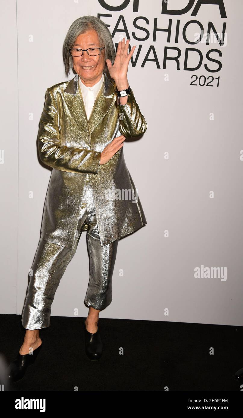 Yeohlee Teng arriving for the 2021 CFDA Fashion Awards Credit: Jennifer ...