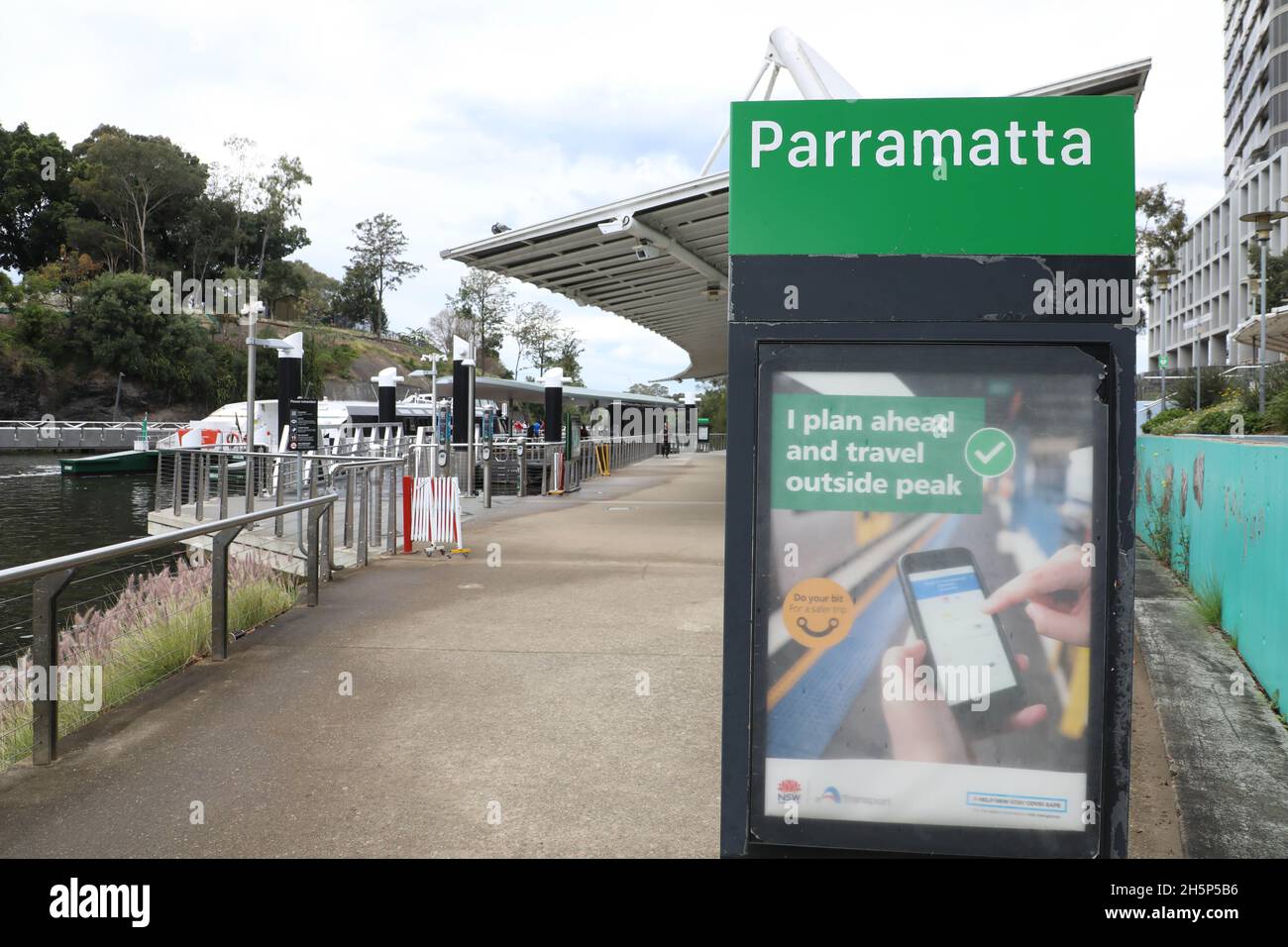 Parramatta Ferry Wharf, Parramatta, Sydney, NSW, Australia Stock Photo ...