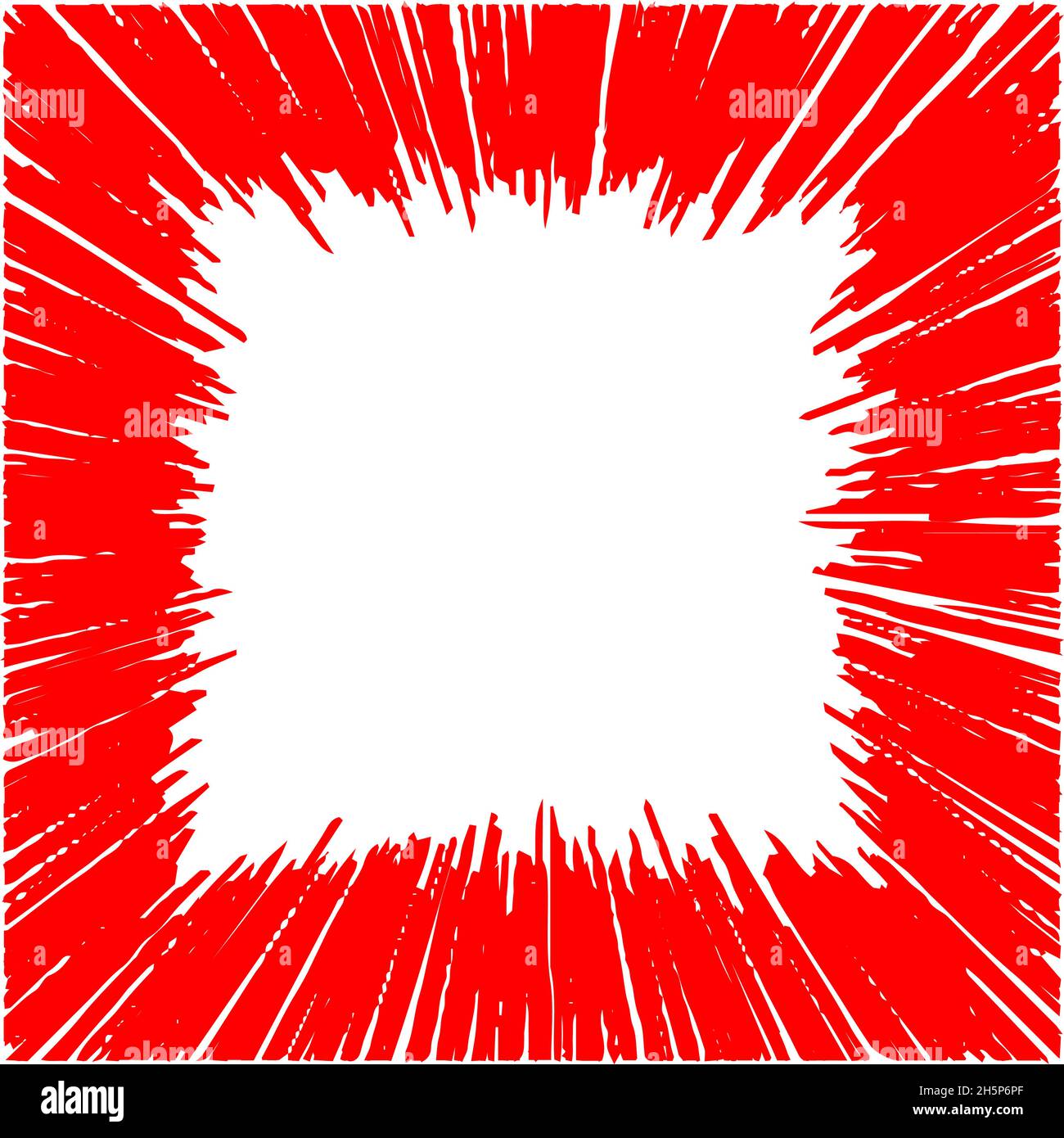 This is a illustration of Hand-painted comic concentrated lines Stock ...