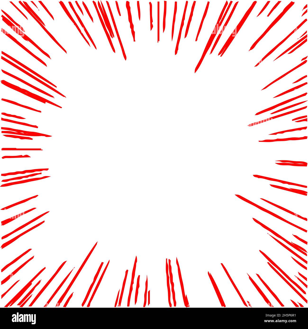 This is a illustration of Hand-painted comic concentrated lines Stock ...