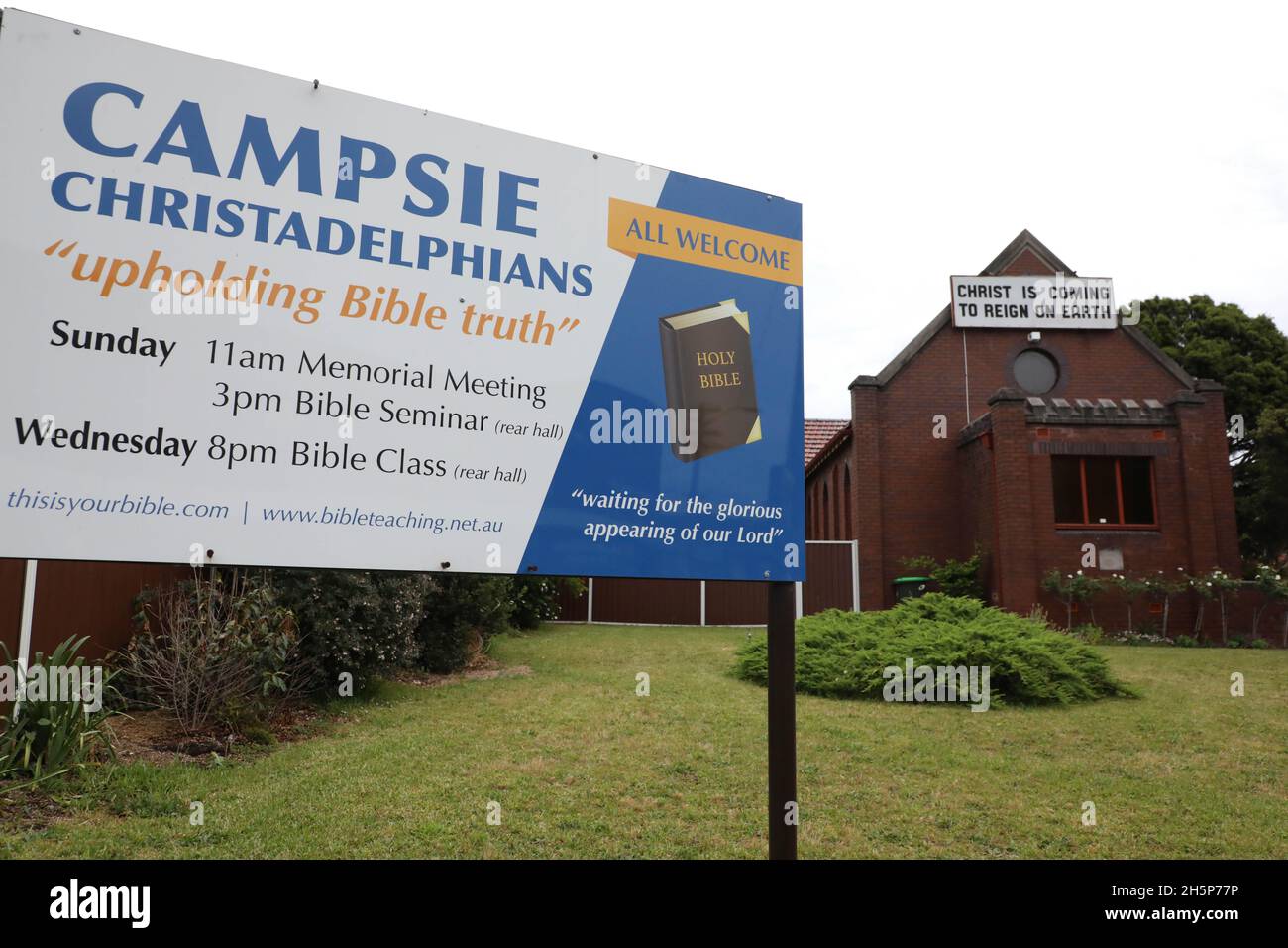 Campsie Christadelphian Church, 406 Beamish Street, Campsie, Sydney ...