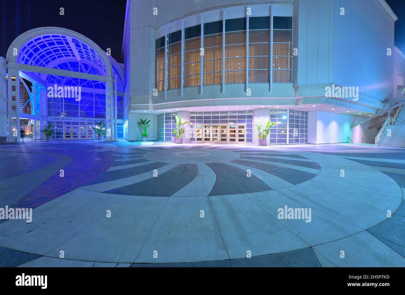 The Convention and Entertainment Center at the waterfront, Long Beach ...