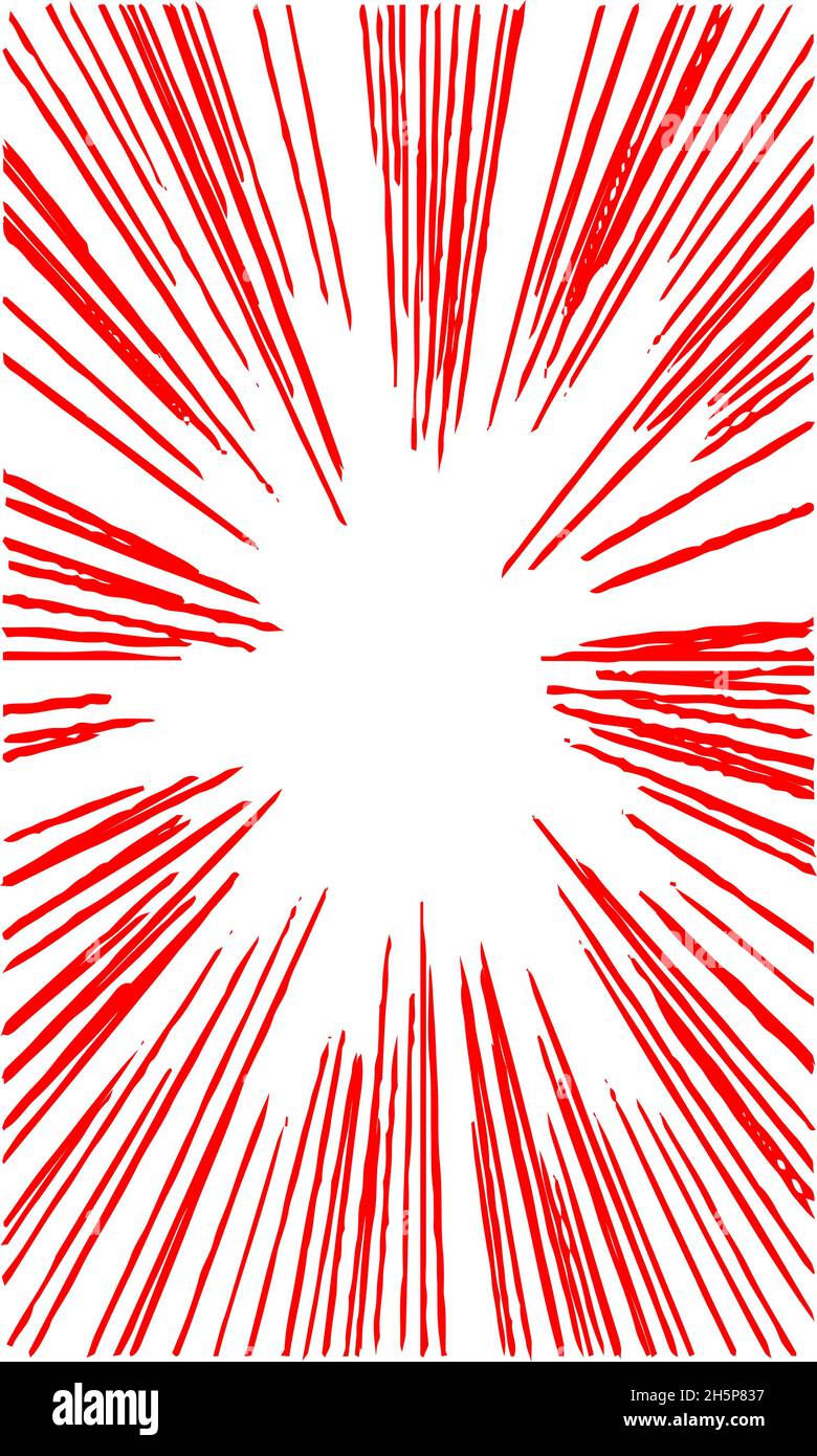 This is a illustration of Vertical Hand-painted comic concentrated ...