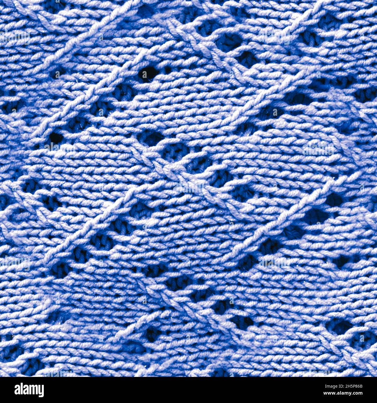 Seamless Knit Wallpaper. Jacquard Design. Indigo Stock Photo - Alamy