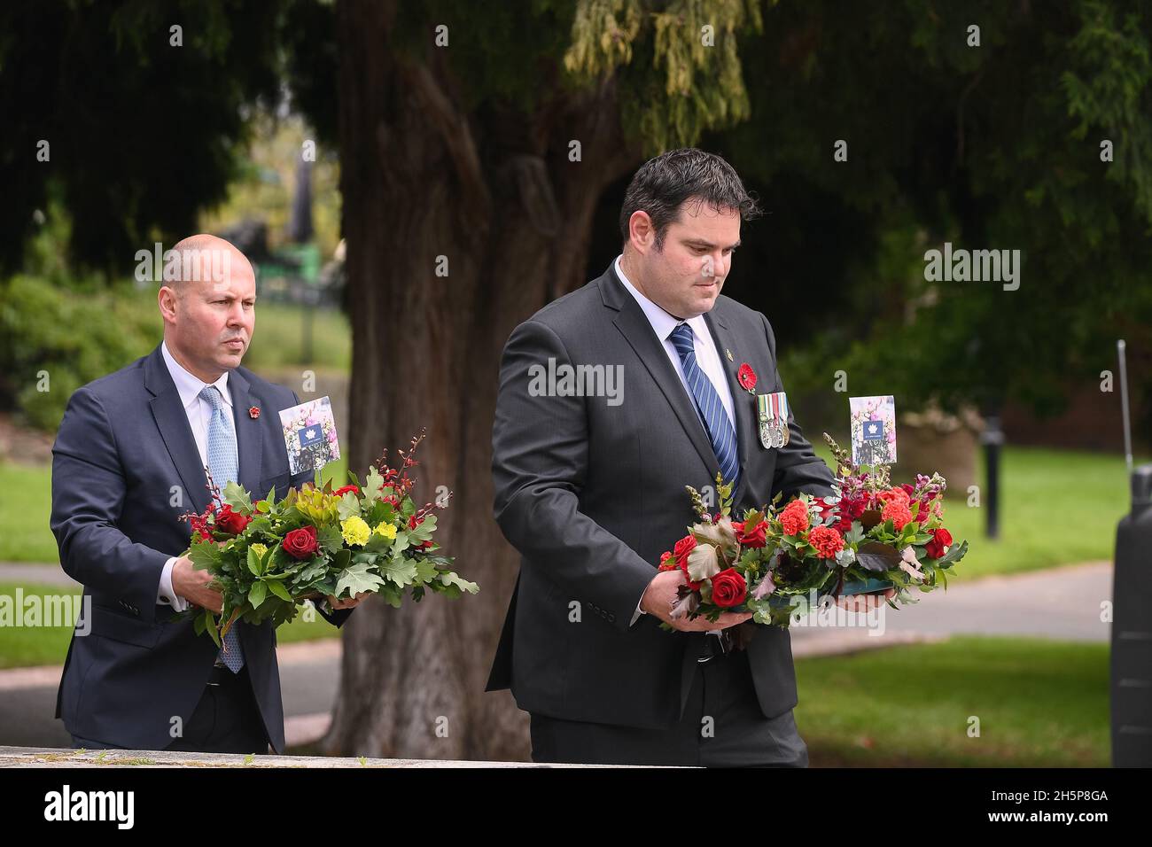 St James Park, Australia, 11 November, 2021. Hawthorn RSL President ...