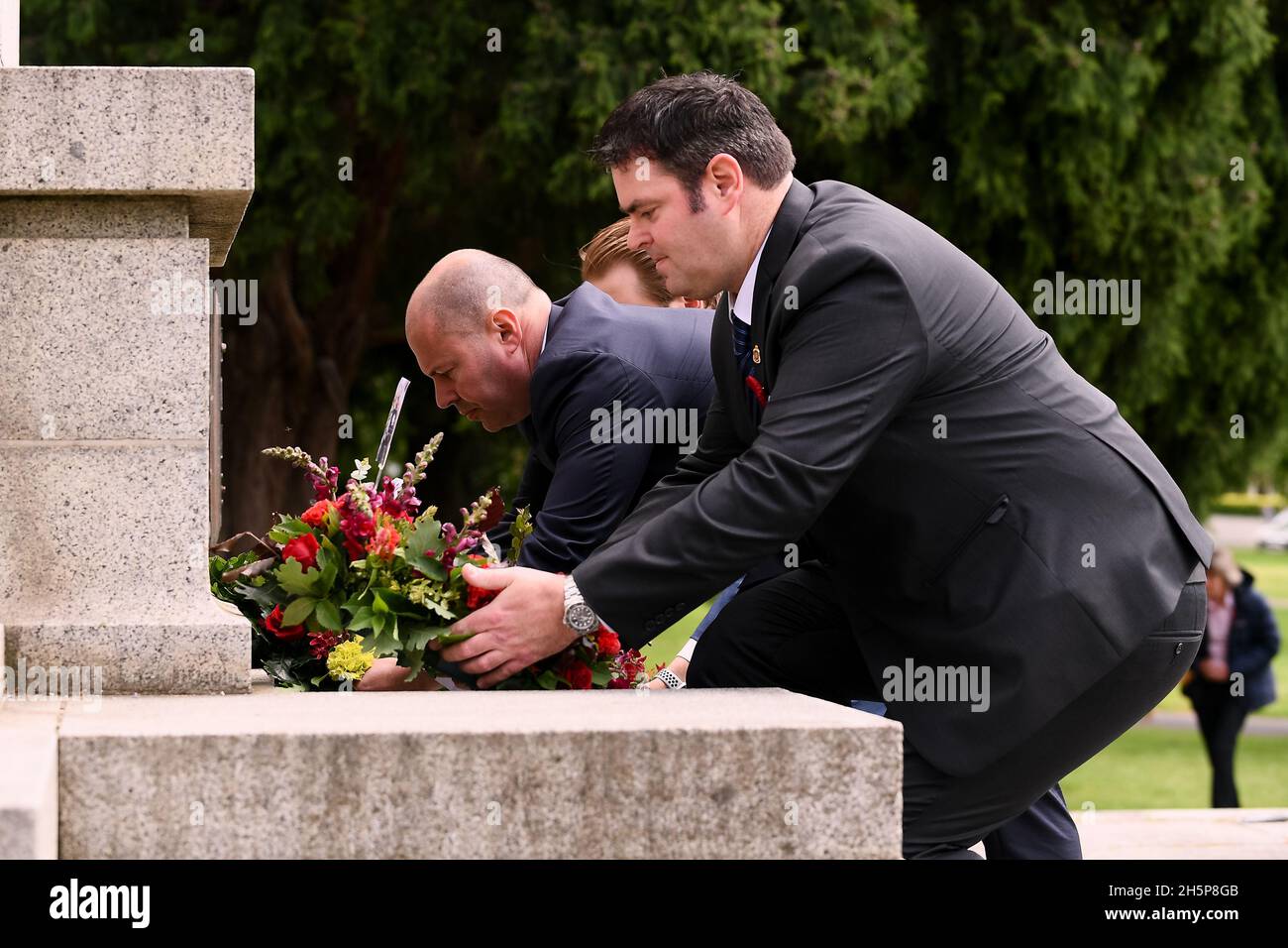 St James Park, Australia, 11 November, 2021. Hawthorn RSL President ...