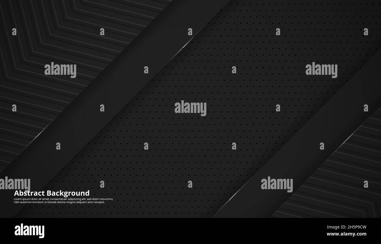 Abstract dark black background with copy space Stock Vector Image & Art ...