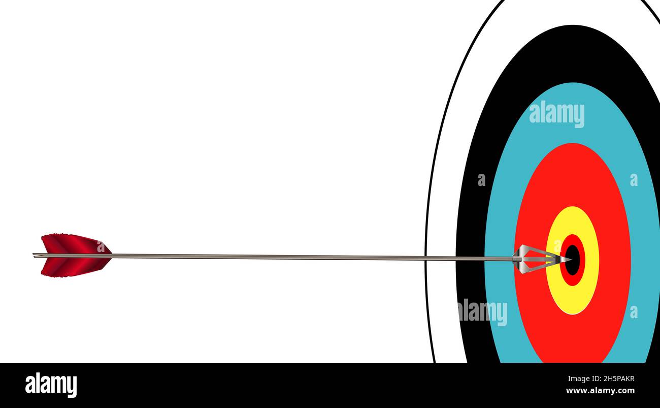 Arrow in flight on white hi-res stock photography and images - Alamy