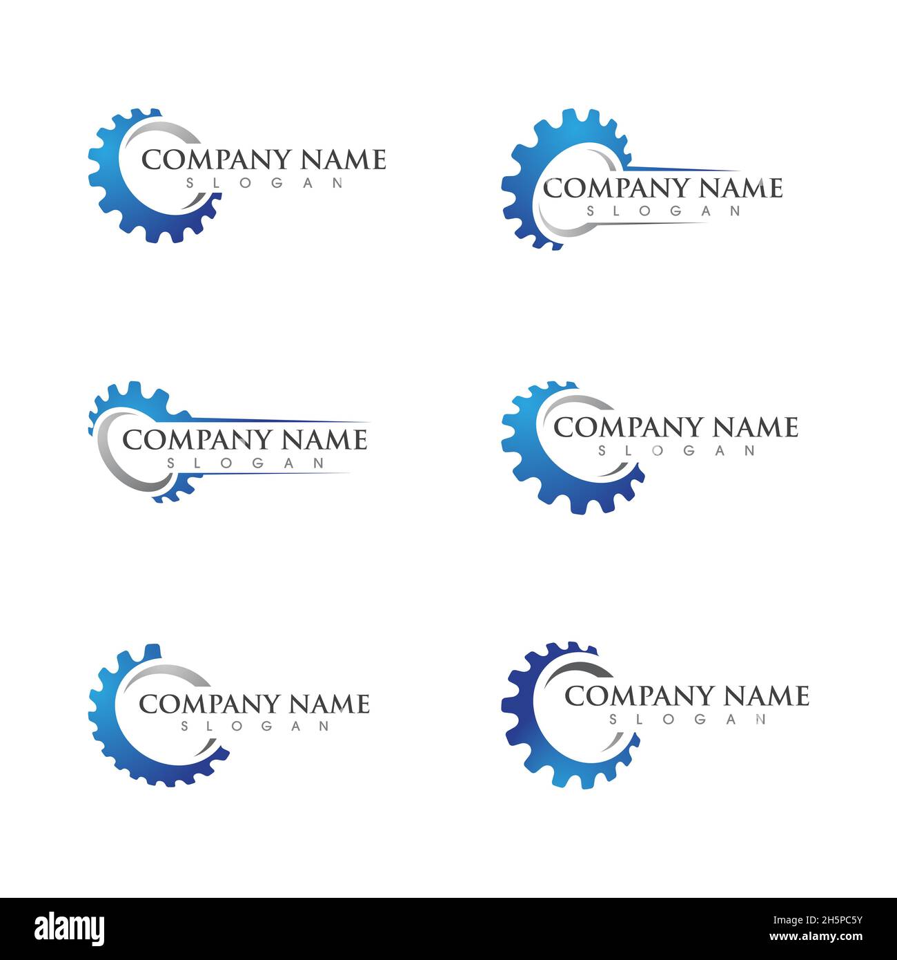 Gear vector icon illustration design template Stock Photo - Alamy