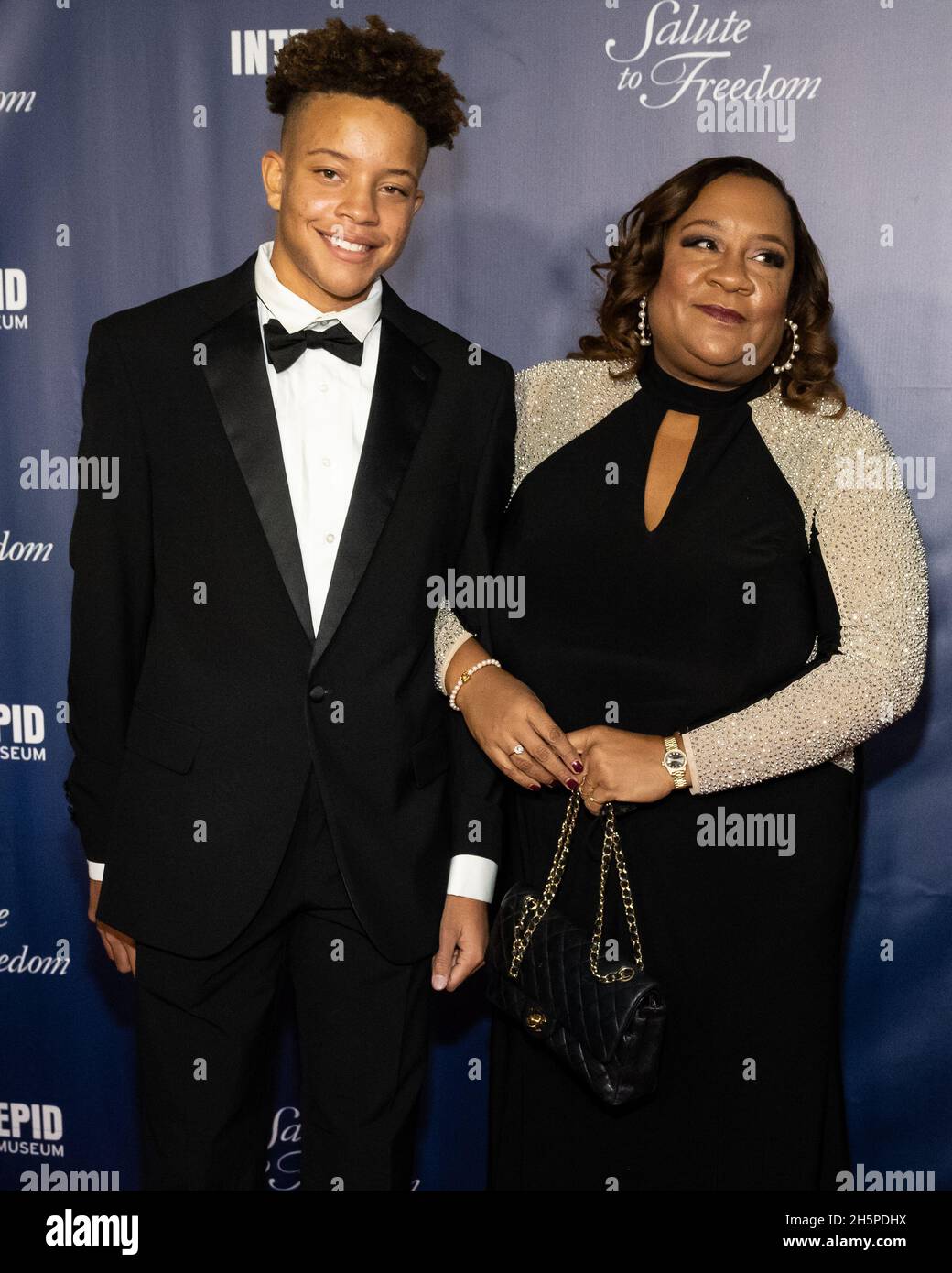 Jordan Canedy and Dana Canedy attend the Salute to Freedom Gala at the ...