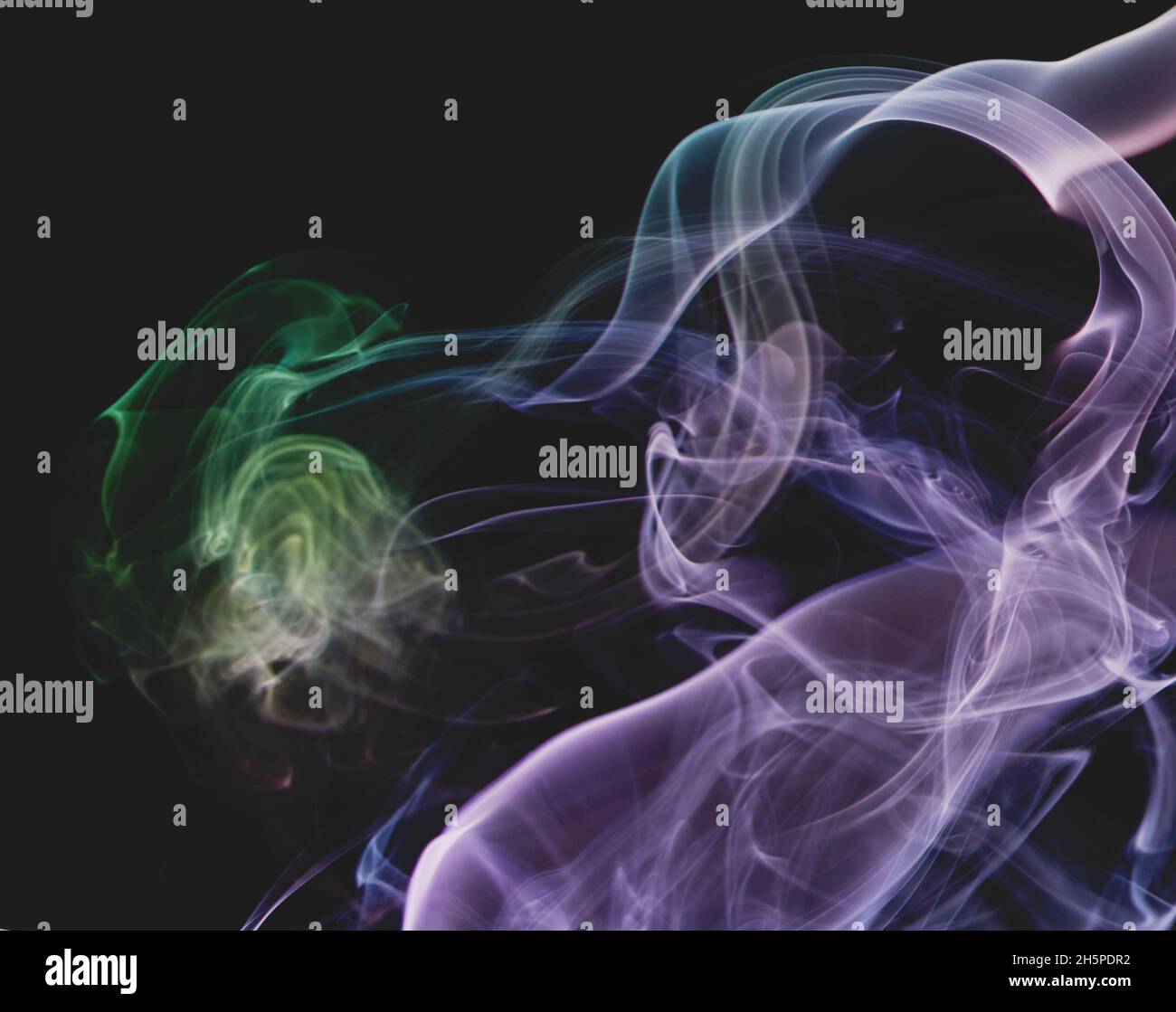 Clean smooth colorful smoke abstract cloud on dark wallpaper Stock ...