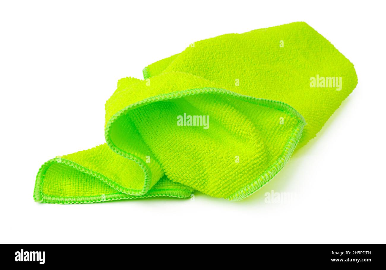 Household cleaning wipe isolated on white background Stock Photo - Alamy