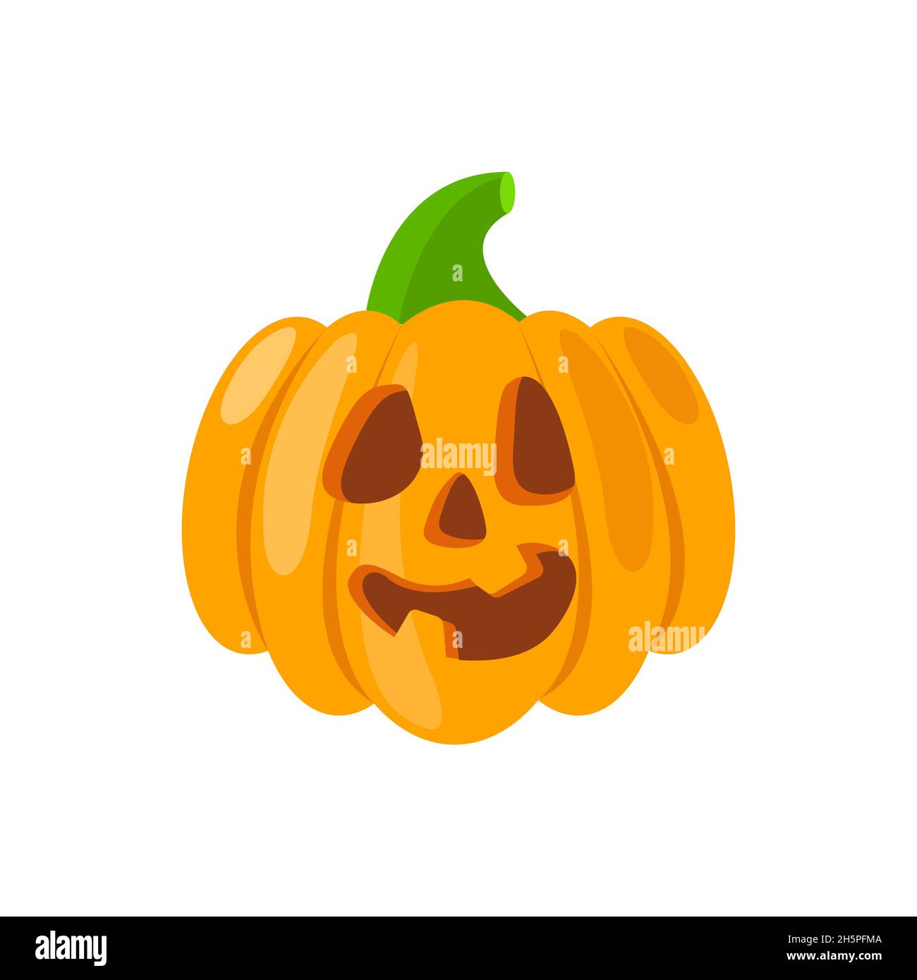 Pumpkin in cartoon style Stock Vector Image & Art - Alamy