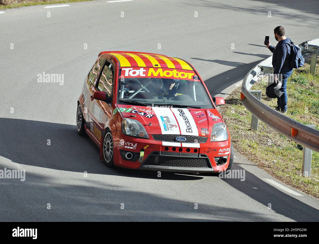 Marc Domenech Garcia-Ford Fiesta ST at the Subiba al Coll del Pollatre ...
