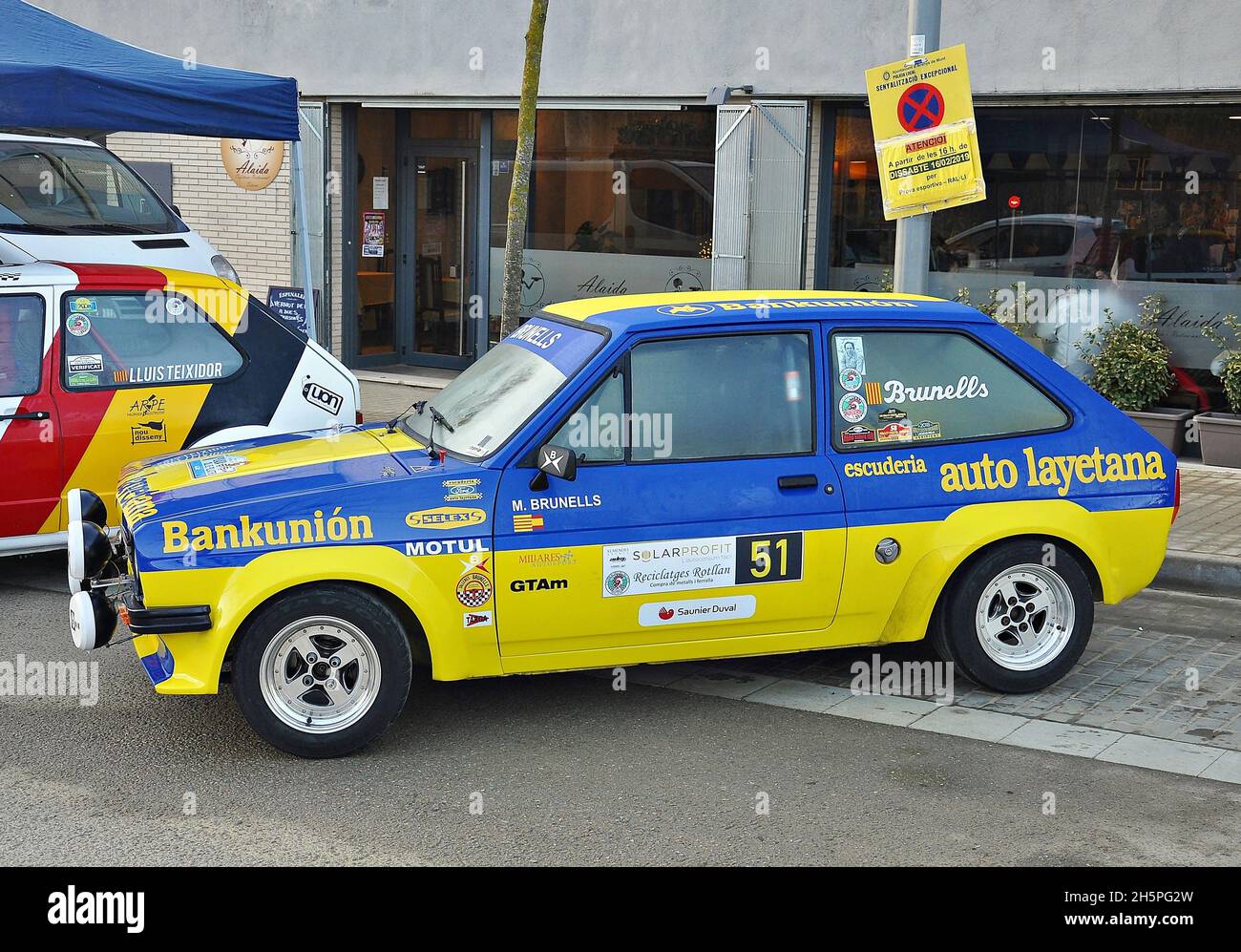 Miquel Brunells Isasi-Ford Fiesta in the Subiba al Coll del Pollatre ...