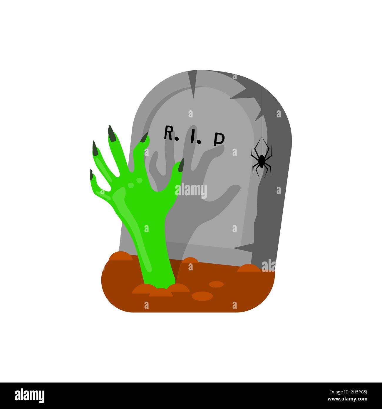 Tomb with dead green hand Stock Vector Image & Art - Alamy