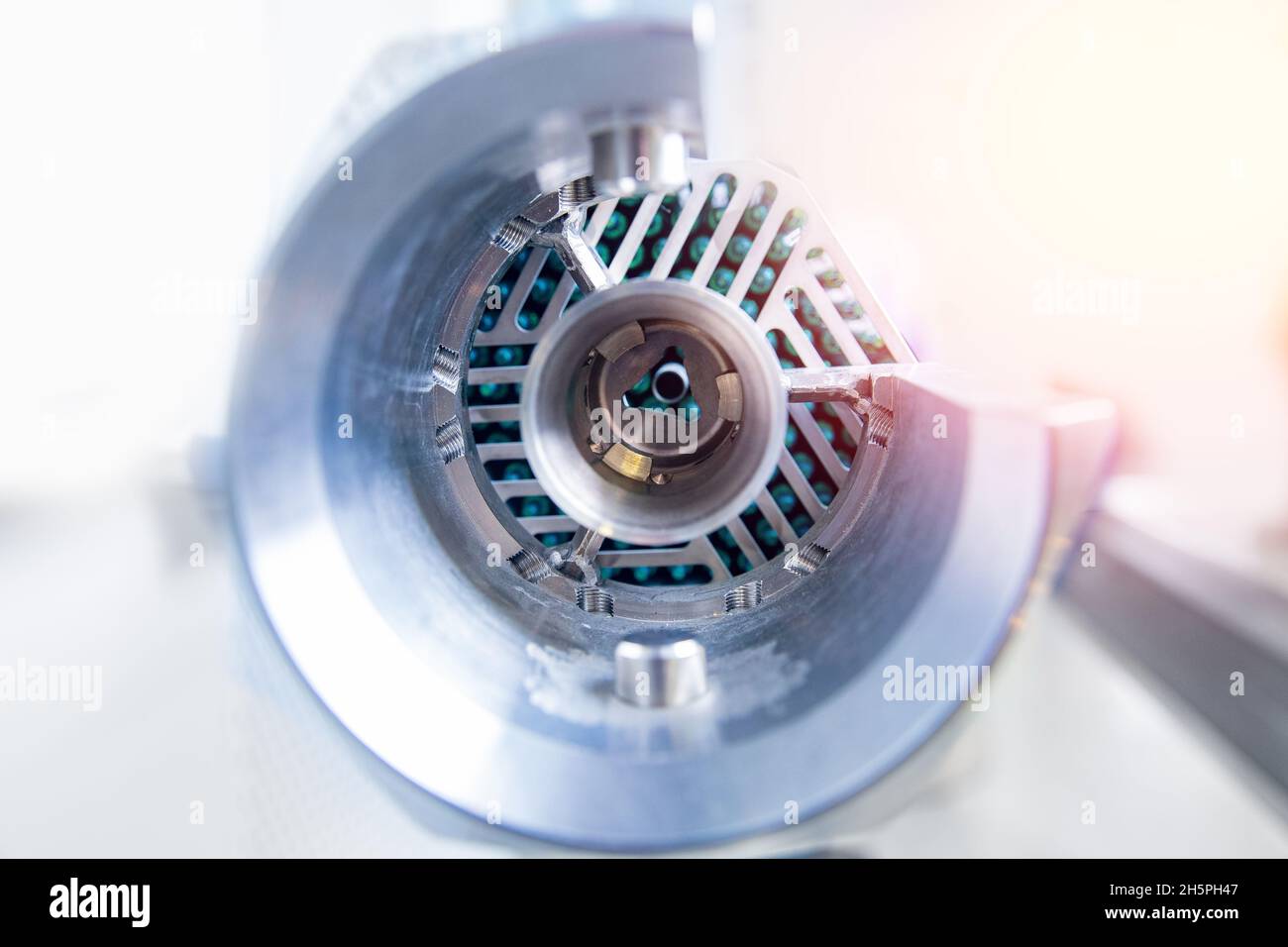 Fragment fuel uranium rod element of nuclear reactor water Stock Photo ...