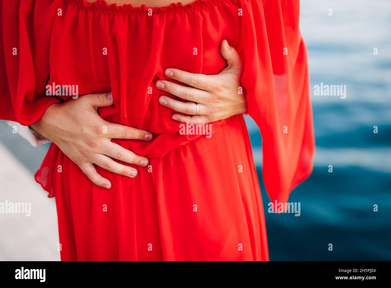 Hug around the waist hi-res stock photography and images - Alamy