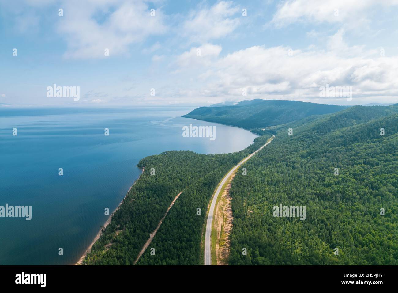 Summertime imagery of Lake Baikal is a rift lake located in southern ...