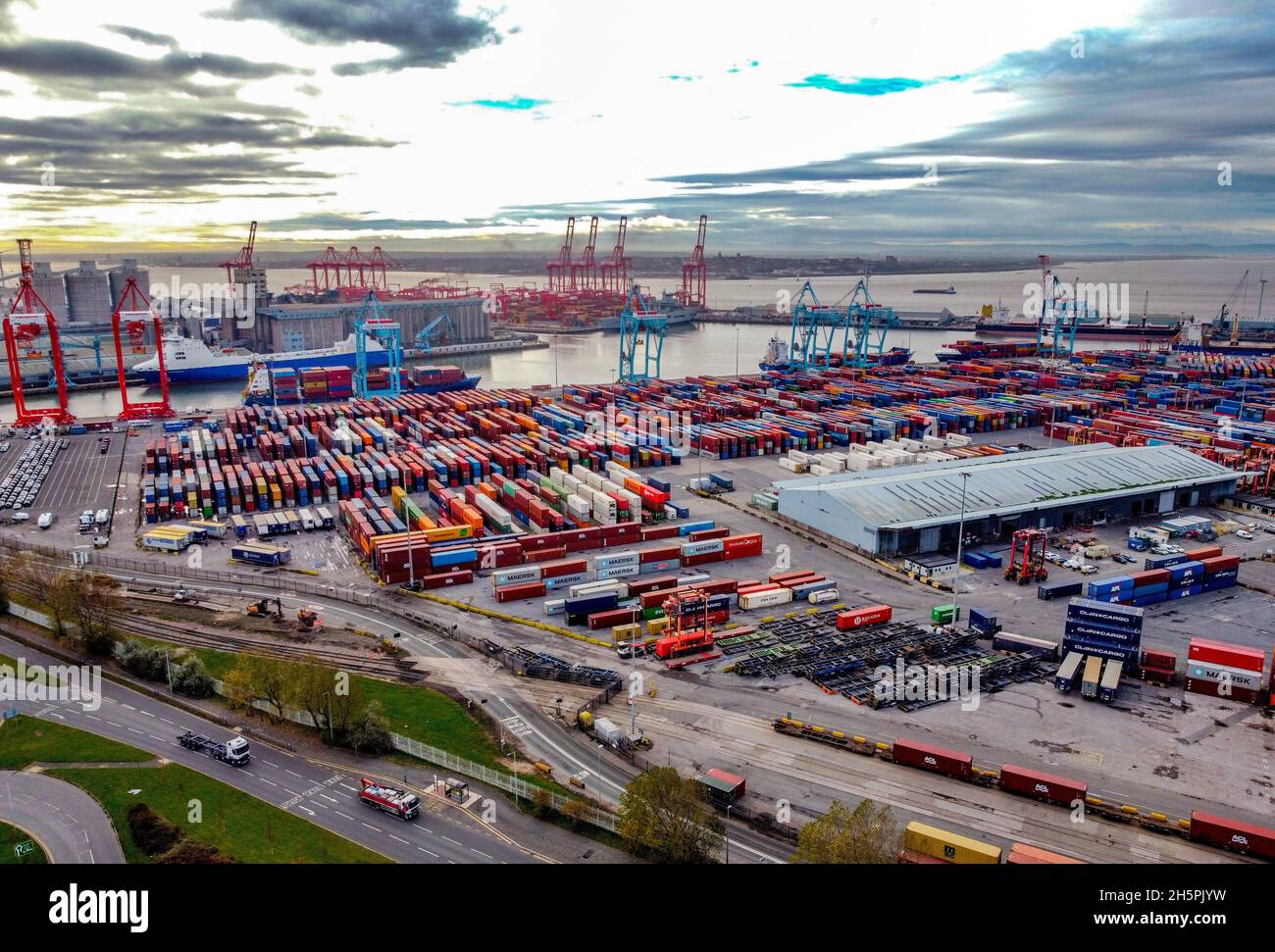 General Views of the Port of Liverpool Stock Photo - Alamy