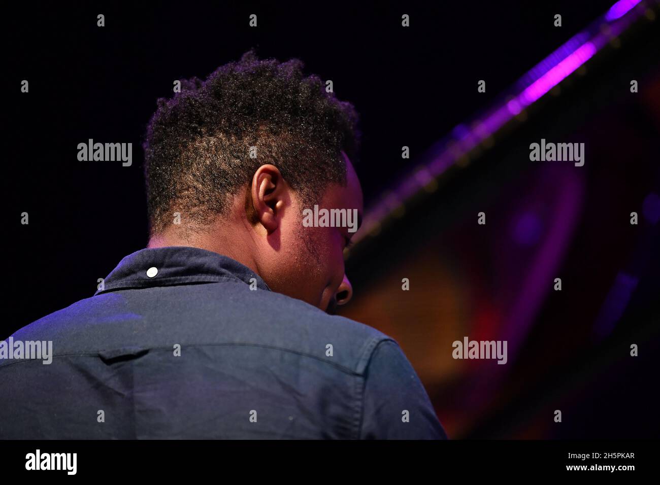 Taber Gable during the concert at Auditorium Parco della Musica ...