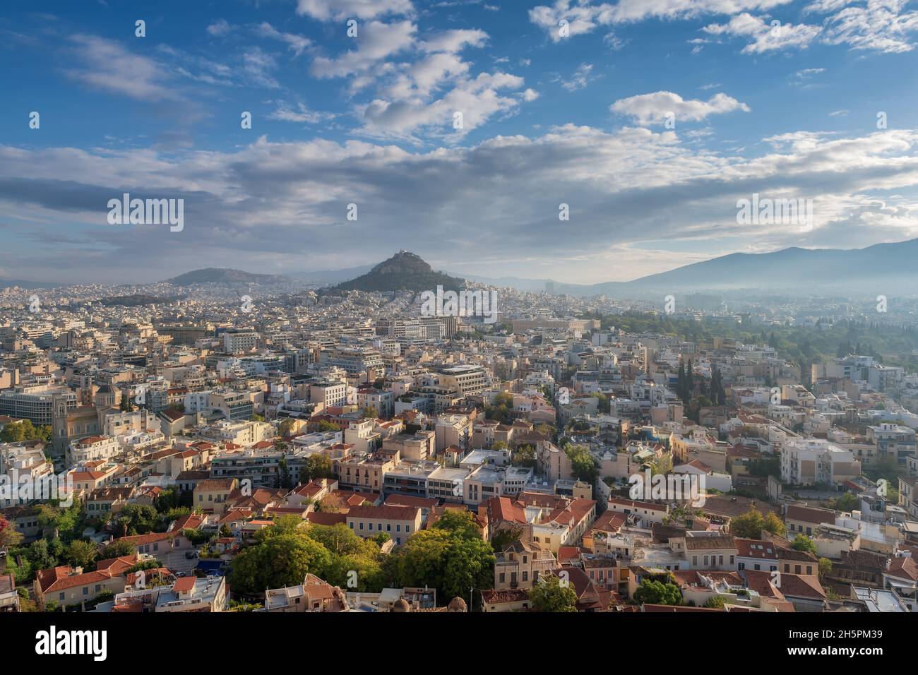 Athens skyline, Greece Stock Photo - Alamy