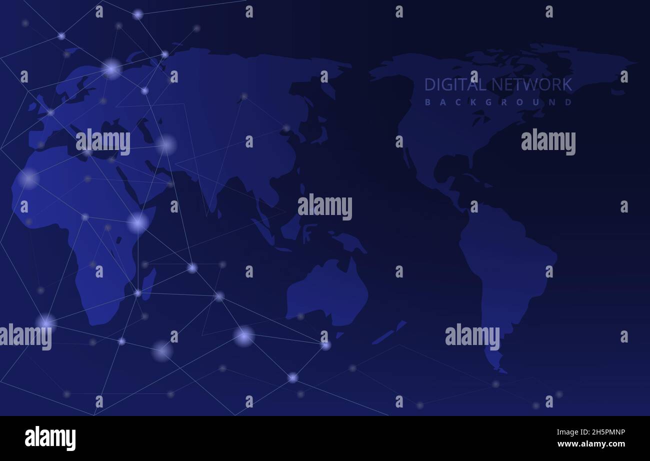 Internet data map Stock Vector Images - Alamy