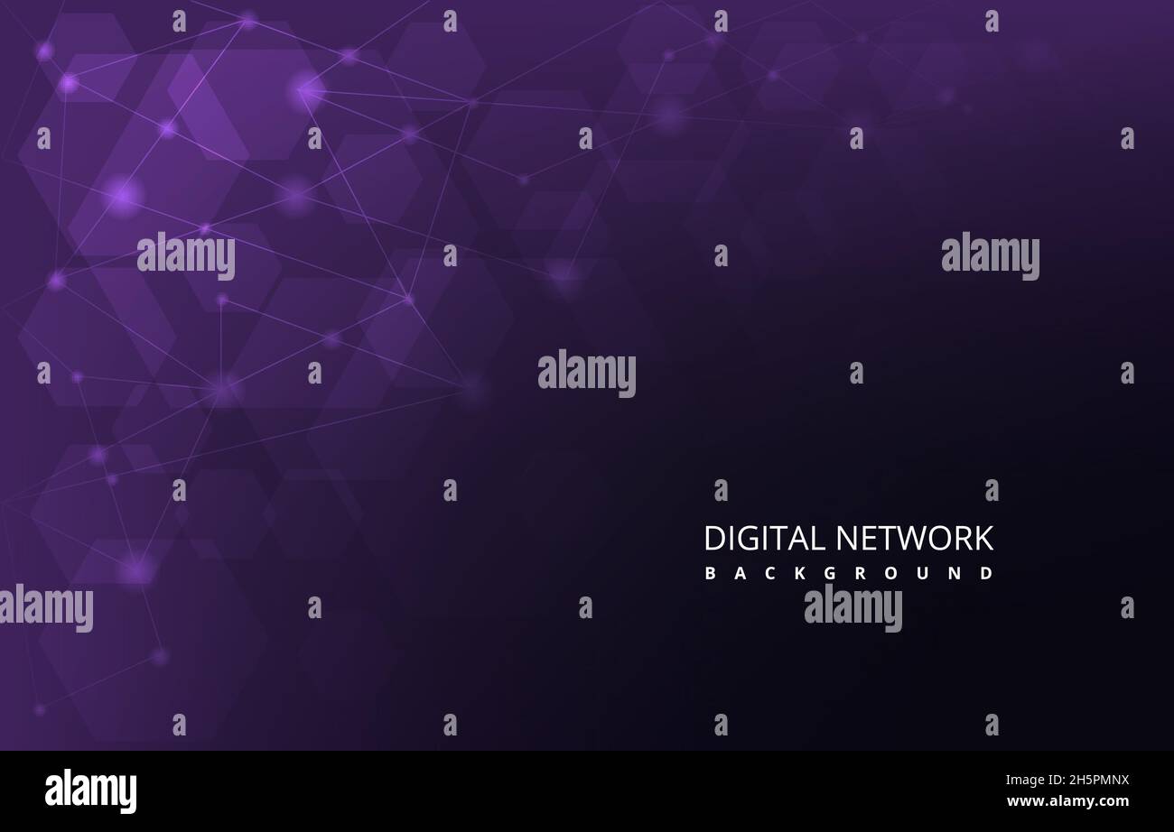 Purple hexagon background hi-res stock photography and images - Alamy