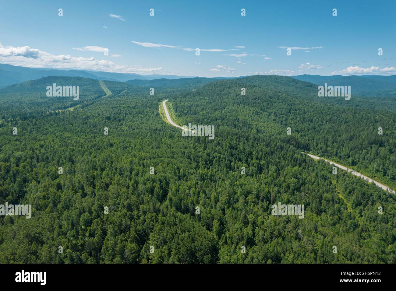 Siberian Taiga Aerial High Resolution Stock Photography and Images - Alamy