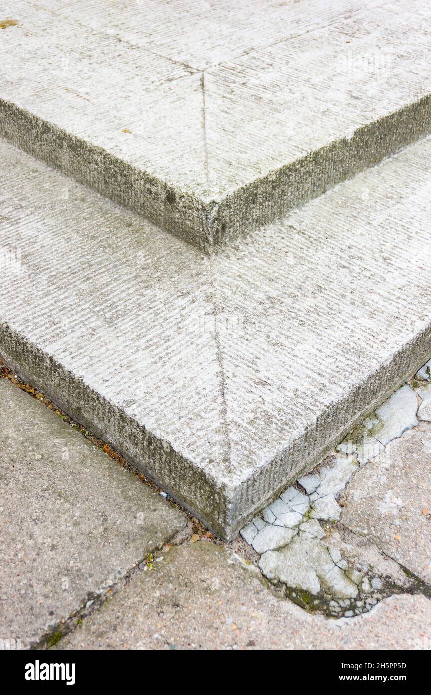 Vertical shot of concrete stairs outdoors Stock Photo - Alamy