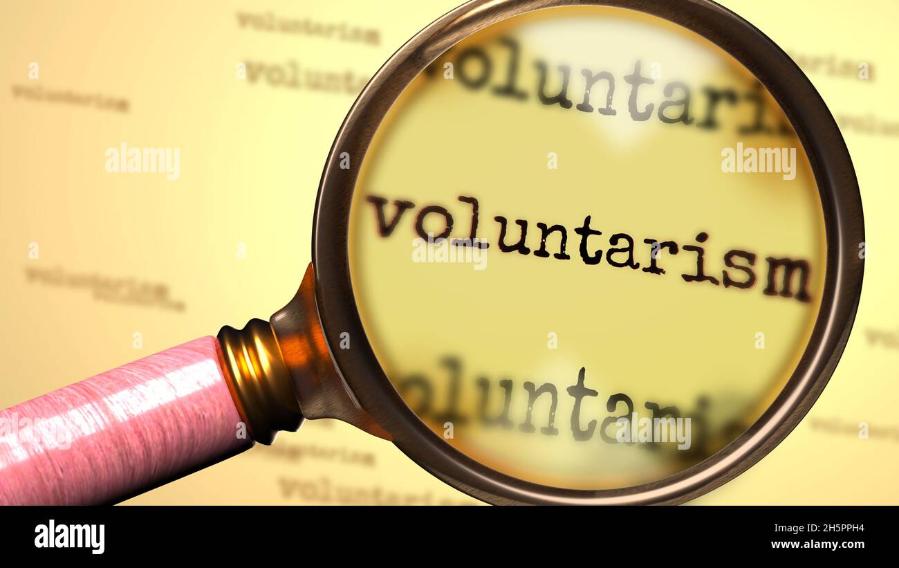 Voluntarism symbol hi-res stock photography and images - Alamy