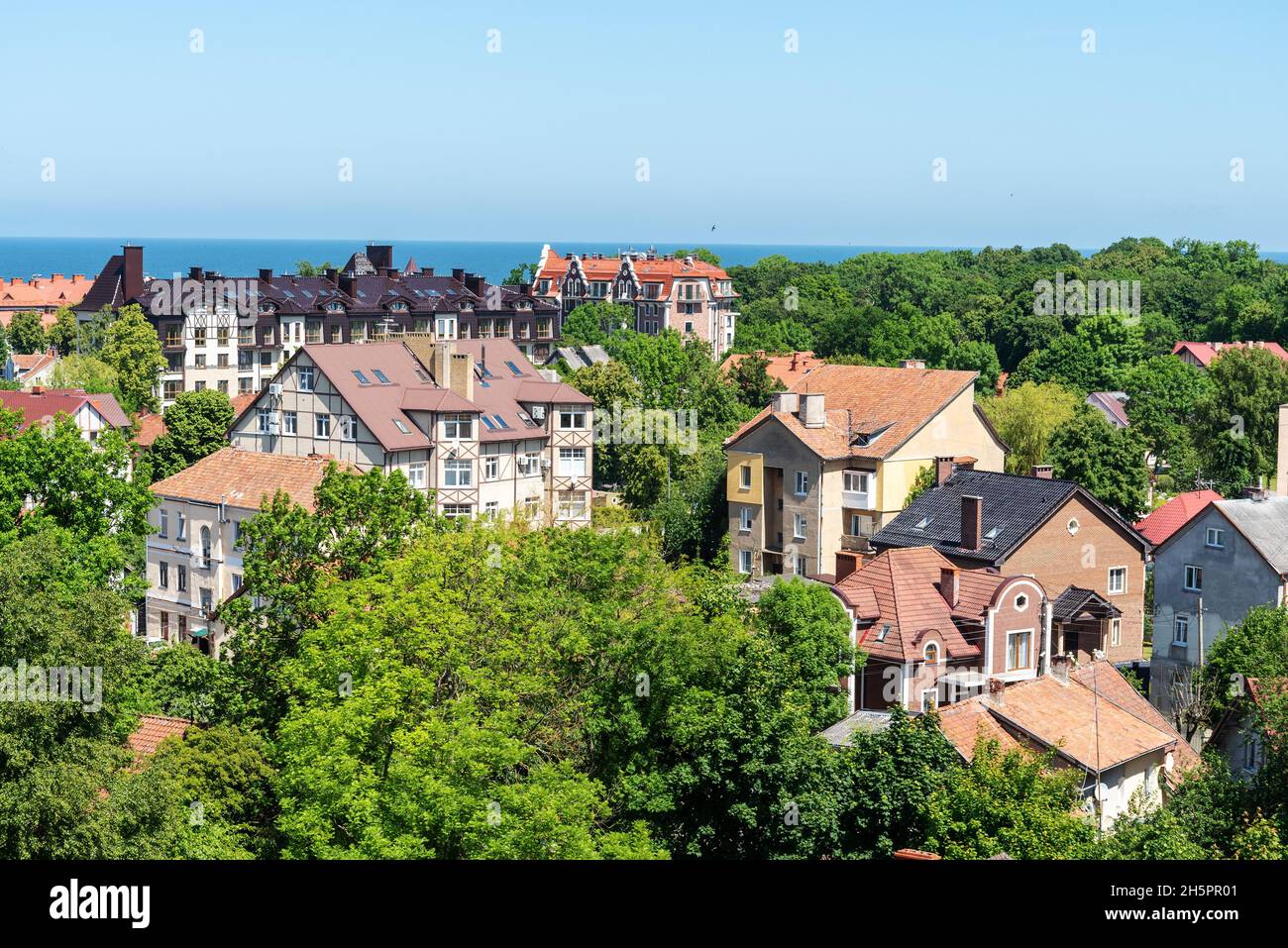 Zelenogradsk, Russia June 2021 A magnificent urban landscape that can ...