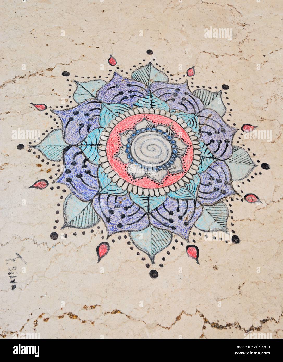 Marble flower hi-res stock photography and images - Alamy