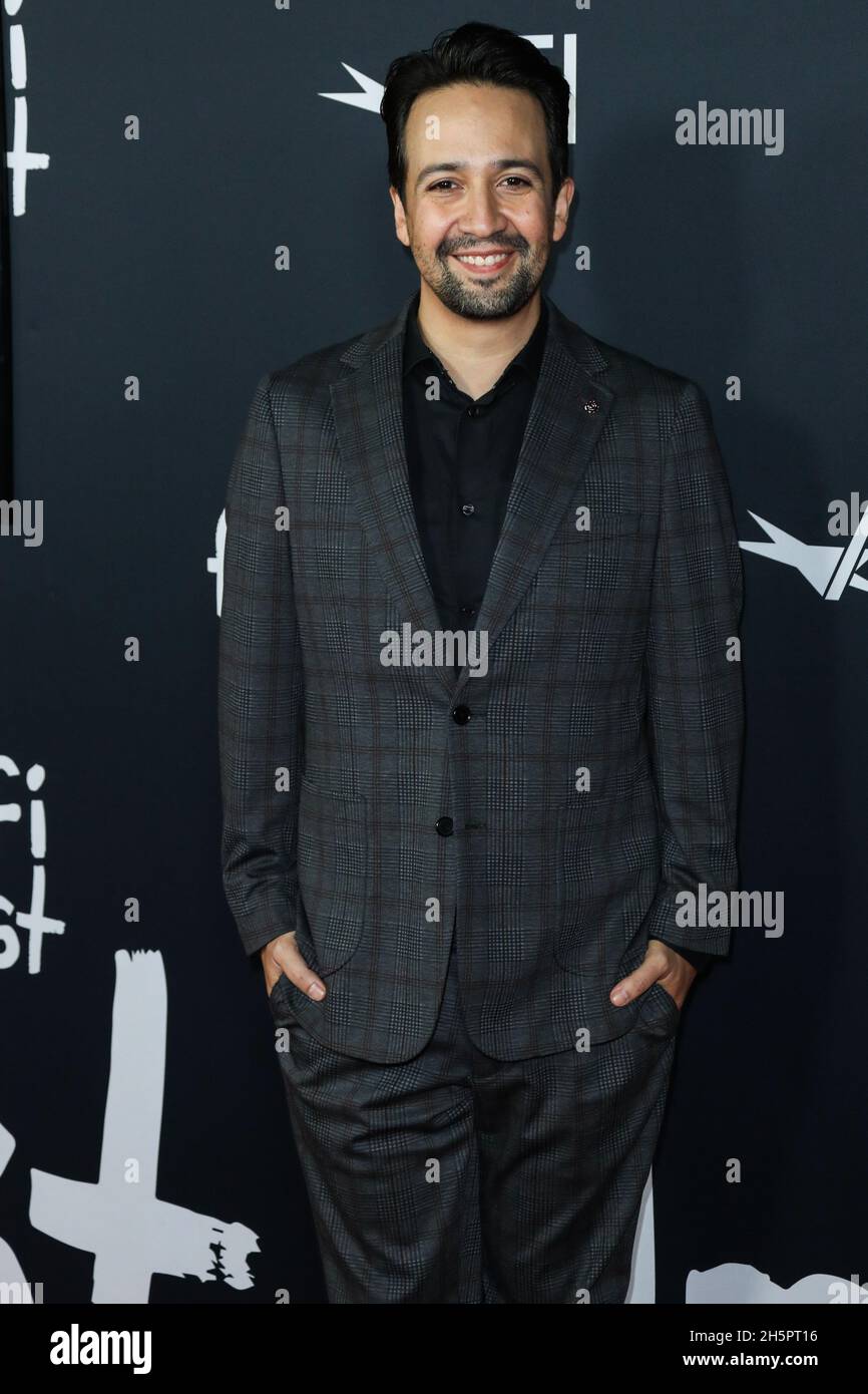 HOLLYWOOD, LOS ANGELES, CALIFORNIA, USA - NOVEMBER 10: Actor Lin-Manuel ...