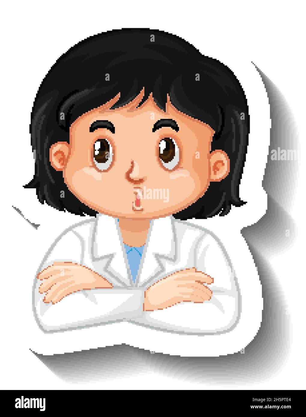 Female chemist clipart hi-res stock photography and images - Alamy