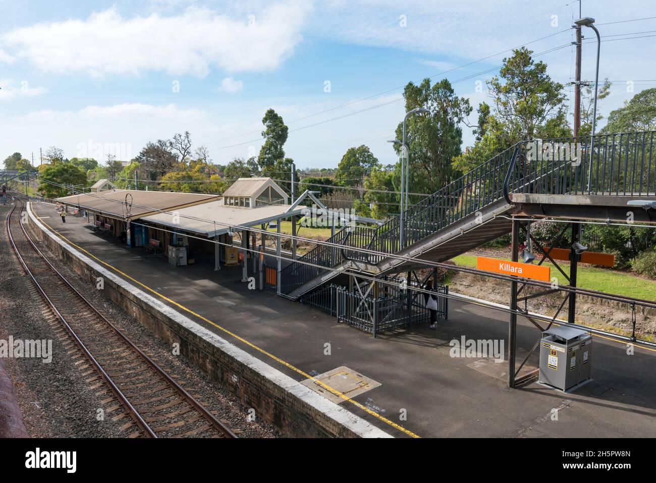 Killara railway station on Sydney's upper North Shore, part of the Ku ...