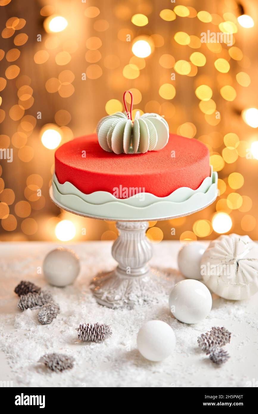 Red mousse theme hi-res stock photography and images - Alamy