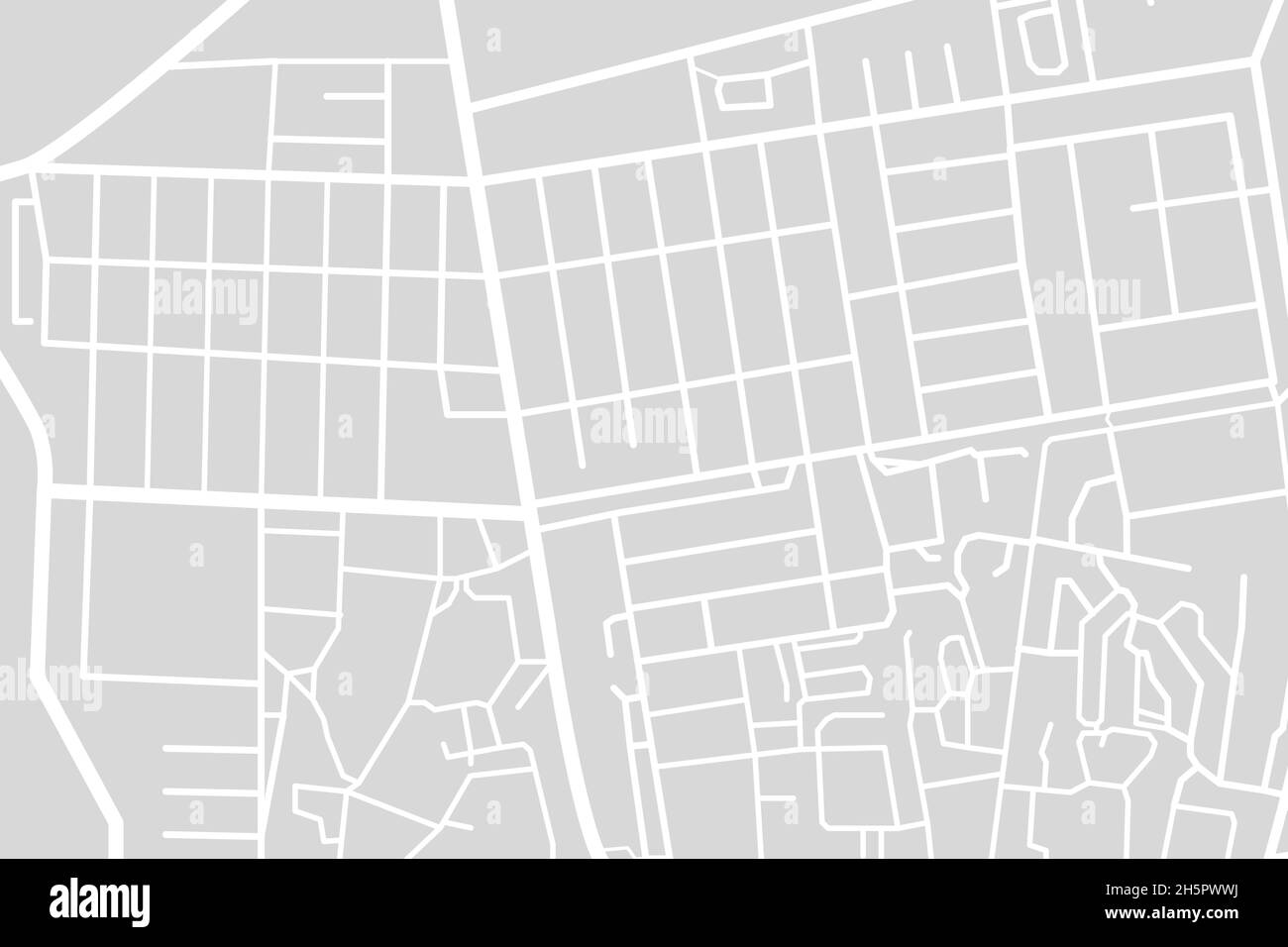 Street map vector city background. Flat gps navigation road ...