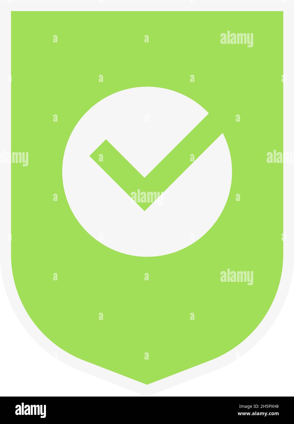 Shield check mark logo hi-res stock photography and images - Alamy