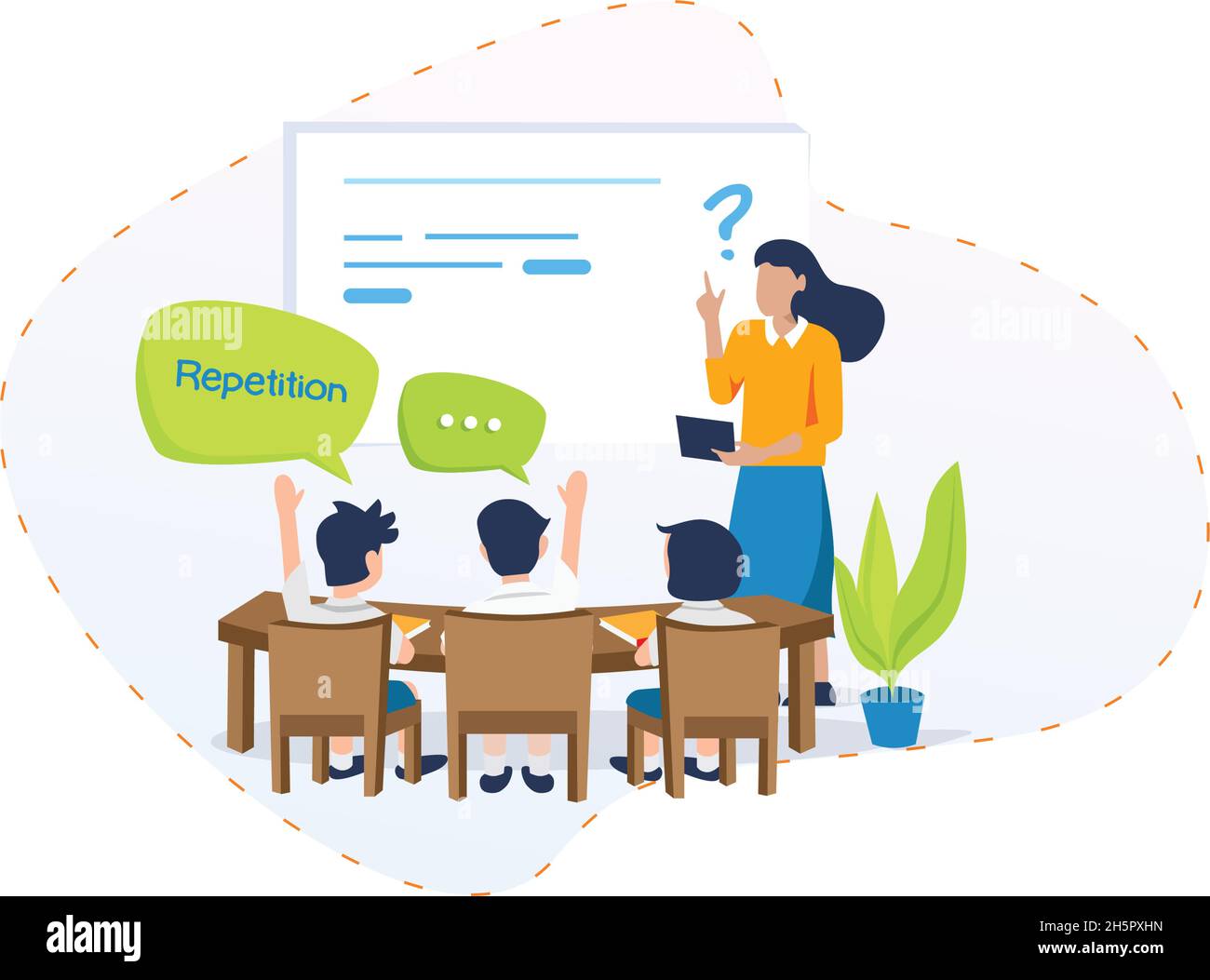 Answering Questions Clipart