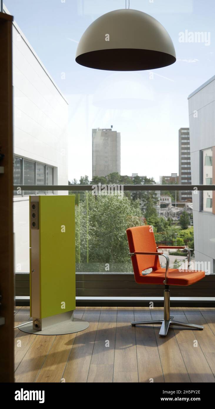 Work place at the library Stock Photo - Alamy