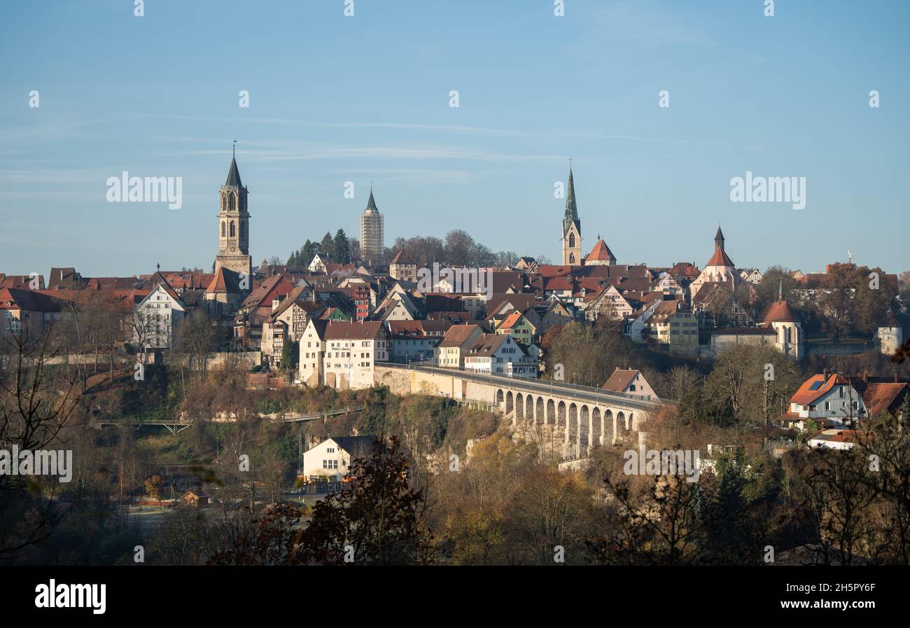 Rottweil, Germany. 11th Nov, 2021. Baden-Württemberg's oldest city in ...
