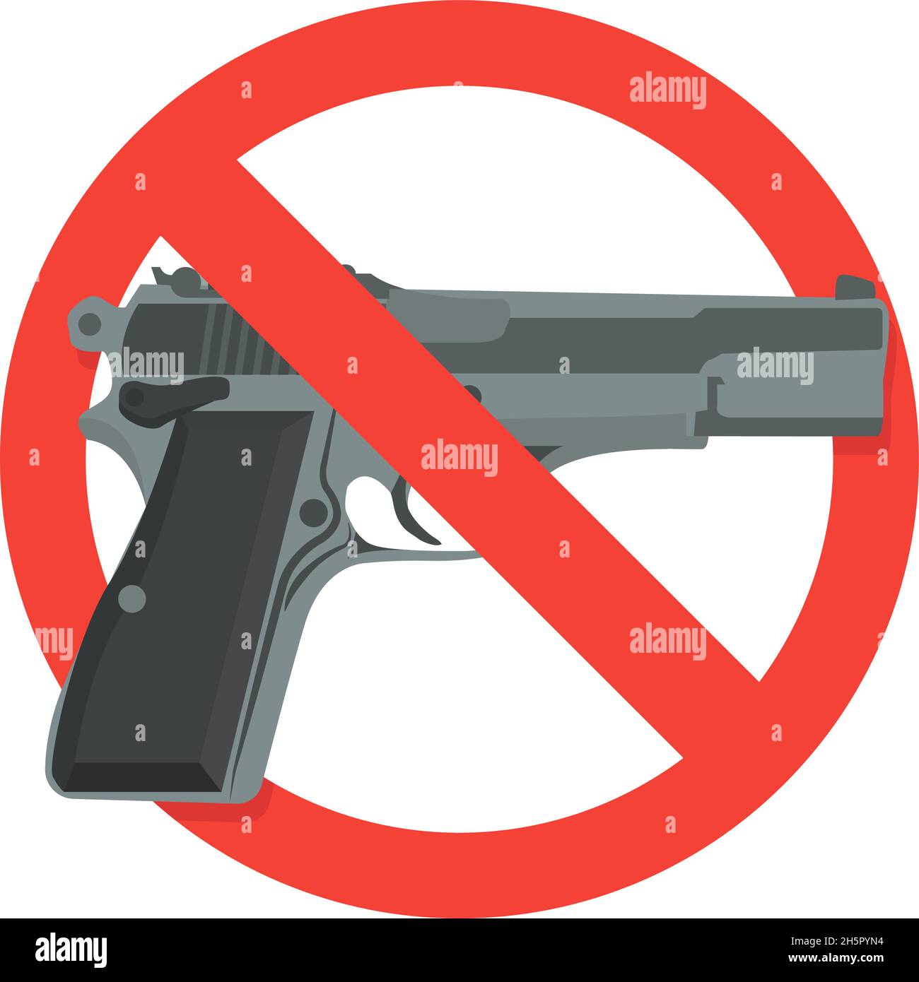 weapons ban, symbol of ban gun, flat style Stock Vector Image & Art - Alamy