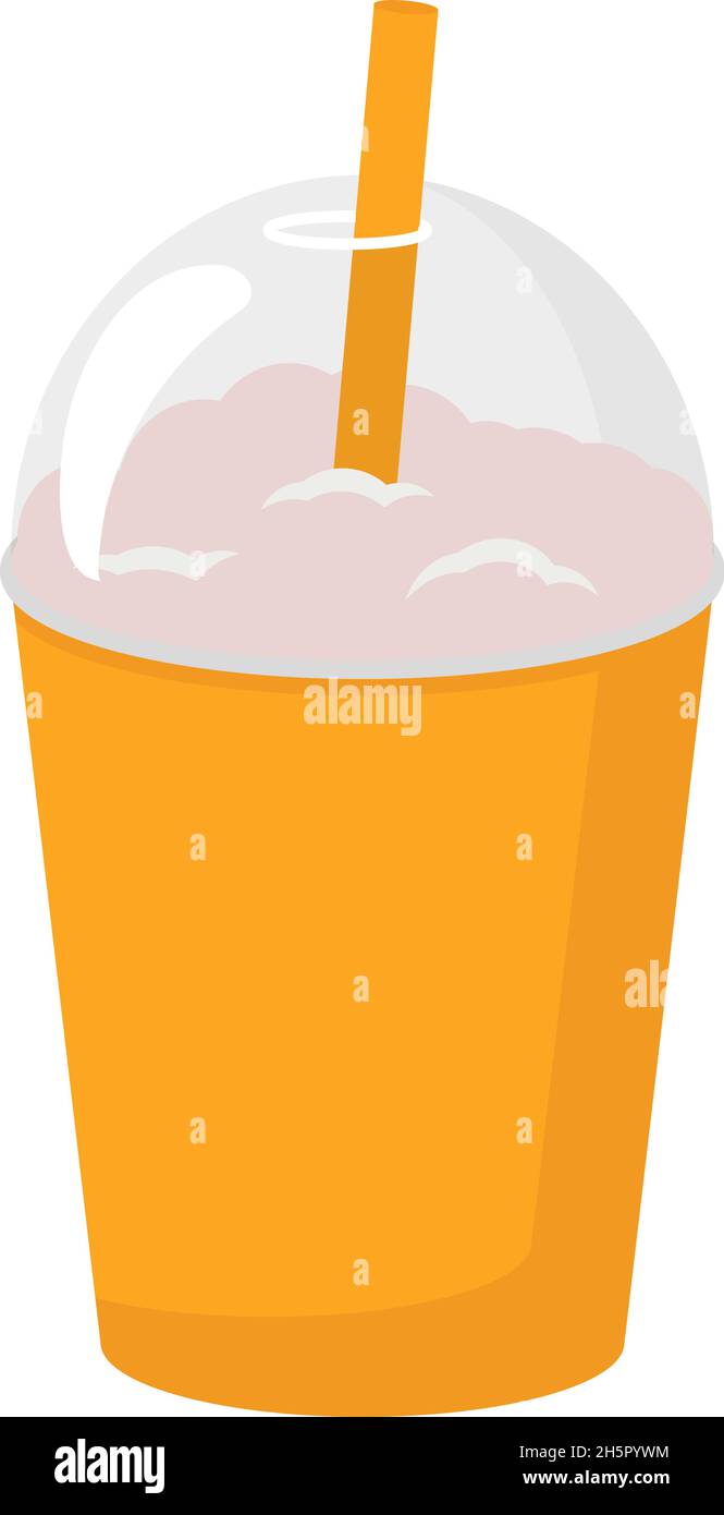 Cartoon glass cup milk shake hi-res stock photography and images - Alamy